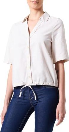 Vero Moda Vmluna T-Shirt 2/4 WVN Blouse, Doublure argentée, L Femme