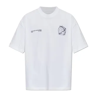 AllSaints Homme, Tops, Blanc, Taille: L T-shirt Caller