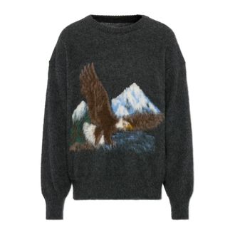 Maison Margiela Wollpullover - - Knitwear - Herren - Grau - M