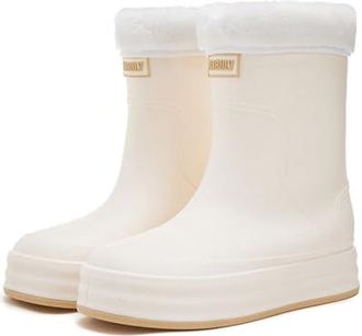 Generic Bottes dext&eacute;rieur en caoutchouc pour femme Imperm&eacute;able Coupe-Vent pluie enfiler s&eacute;curit&eacute; de qualit&eacute; Chaussures Facile d&eacute;sinfecter Flexibilit&eacute; barefoot