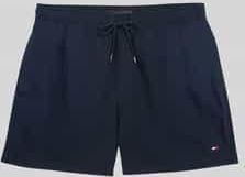 Tommy Hilfiger Regular Fit Badehose mit Logo Stitching