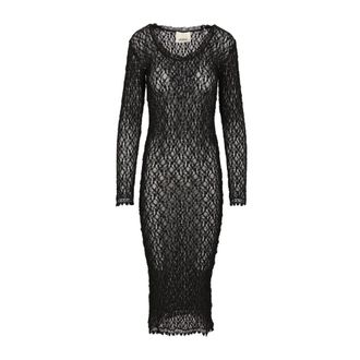 Isabel Marant Belsane Spitzen-Midikleid - - Dresses - Damen - Schwarzk - S