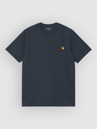 Carhartt Work in Progress American Script T-Shirt deep night
