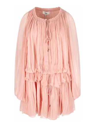 Chlo&eacute; Robe Courte - Couleur Chair