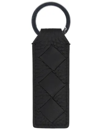 Bottega Veneta Tab Key Case - Black