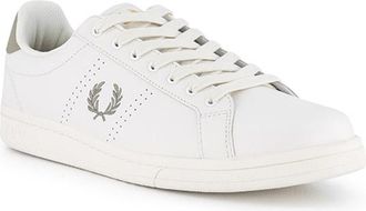 Fred Perry Herren Sneaker weiß Glattleder