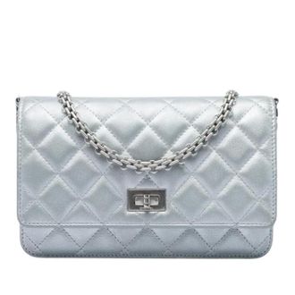 Chanel Pre-owned Wallet on Chain - Femme - Pre-owned - Gris - Taille: ONE Size