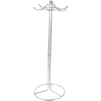 Lurrose Multifunktionaler K&uuml;chenutensilienhalter aus Langlebigem Material Platzsparend mit Hohem Topfdeckelhalter f&uuml;r Familienk&uuml;chen und Restaurants zur Organ