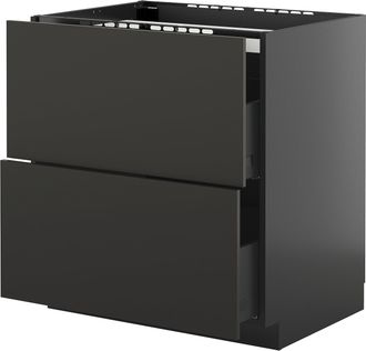 IKEA METOD / KNIVSHULT Unterschr.f. Kochf./2 Fronten/2Sch