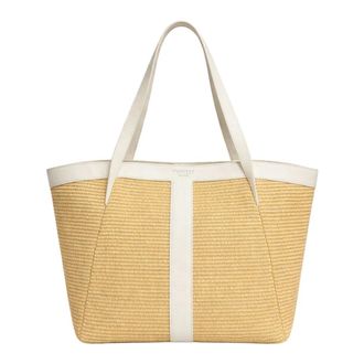 Twinset Femme, Sacs, Beige, Taille: ONE Size Shopper effet raphia