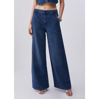 Liu Jo Femme, Jeans, Bleu, Taille: W27 Wide Jeans