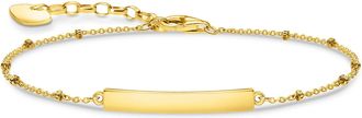 Thomas Sabo Thomas Sabo Armband Classic mit Dots gold, 925 Sterlingsilber, 16-19 cm Länge