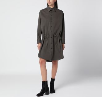 Maison Margiela Graues Hemdblusenkleid aus Denim