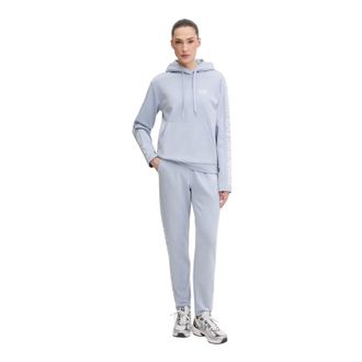Emporio Armani Ensemble Logo en Jersey - Femme - Sport - Bleu - Taille: 38 FR