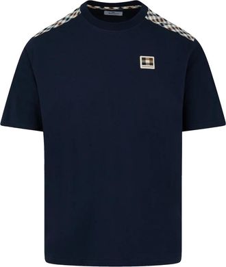 Aquascutum Homme, Tops, Bleu, Taille: 3XL Lamina Pocket Tee