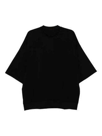 Devoa t-shirt en coton - Noir