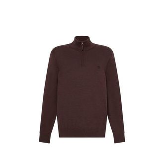 Timberland Pull droit &agrave; col montant en coton