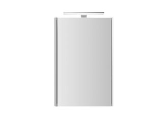 Jokey Spiegelschrank Singlealu Aluminium in der Farbe Aluminium mit Beleuchtung