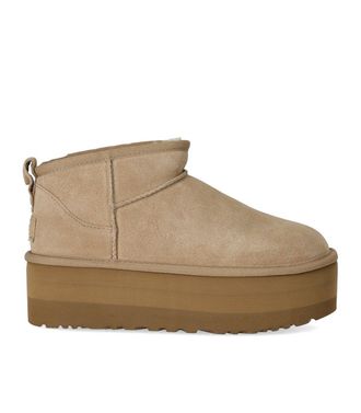 UGG BOTTES CLASSIC ULTRA MINI PLATFORM SAND UGG