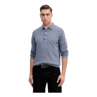 Hackett Rundhals-Strickpullover - - Knitwear - Herren - Blau - XL