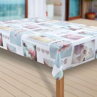 Laro Wachstuch-Tischdecke Abwaschbar Garten-Tischdecke Wachstischdecke PVC Plastik-Tischdecken Eckig Meterware Wasserabweisend Abwischbar |67|, Muster:Magn