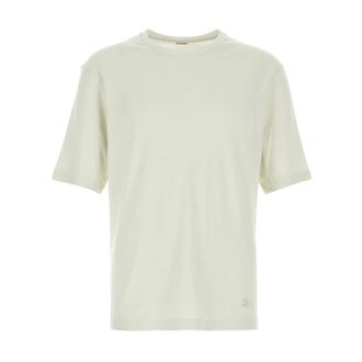 Jil Sander Cotton Jersey T-Shirt - - Tops - Herren - Beige - L