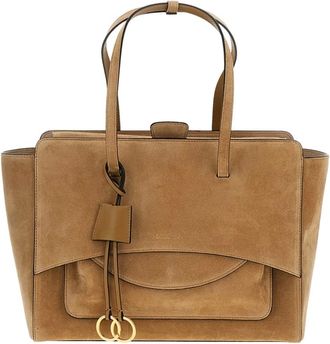 Hidesins Femme, Sacs, Brun, Taille: ONE Size Flap Tote Bag