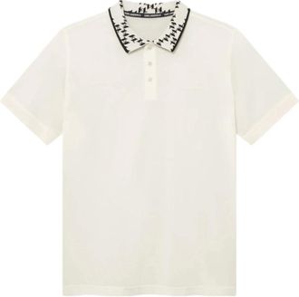 Karl Lagerfeld Homme, Tops, Blanc, Taille: M Polo Classique