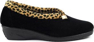 Lunar KLA005, Chaussons dint&eacute;rieur Femme - Noir - Noir, 38 (5 UK) EU