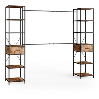 Vicco Armoire Fyrk, Ch&ecirc;ne rustique, 180 x 187 cm Vicco