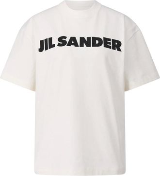 Jil Sander Femme, Tops, Blanc, Taille: 38 FR T-shirt oversize