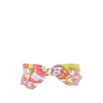Pucci Iride-print Knotted Headband