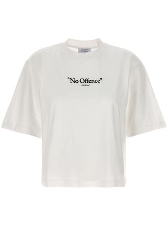 Off-white t-shirt No Offence - Blanc