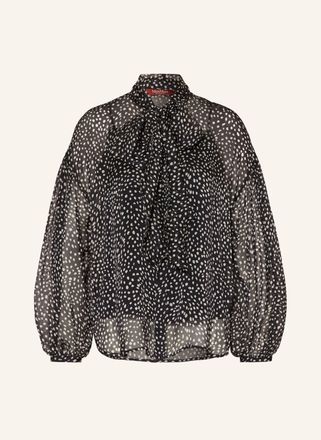 Max Mara Max Mara Studio Schluppenbluse Etere Aus Seide schwarz