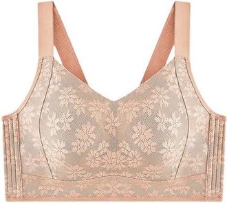 Generic Soutien Gorge Invisible Soutien Gorge sans Armature Brassiere Femme sans Armature De Classique Grande Taille Seamless Soie Glac&eacute;e Collecte Nuit Sport 