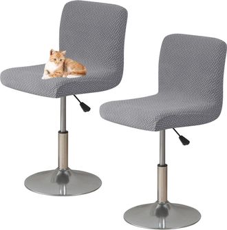 Generic Barhocker Bez&uuml;ge Kratzfest f&uuml;r Katzen Barhocker Schonbez&uuml;ge mit R&uuml;ckenlehne Sitzbez&uuml;ge f&uuml;r Kneipenst&uuml;hle 2er-Set 4er-Set 6er-Set f&uuml;r K&uuml;che Esszimmer C