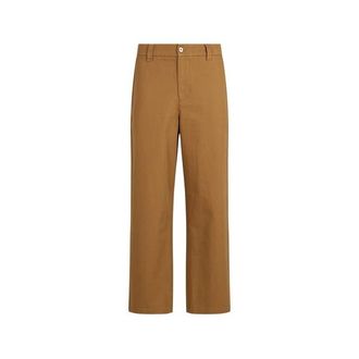 Thinking Mu Pantalon large taille haute uni