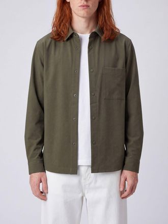 HUGO BOSS Chemise ajust&eacute;e en nylon ripstop avec col fran&ccedil;ais et poches plaqu&eacute;es