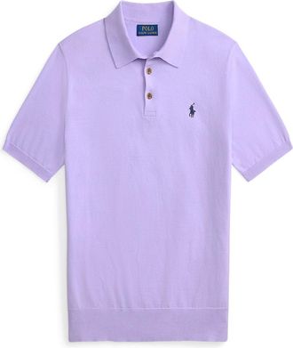 Ralph Lauren Softes Feinstrick-Poloshirt mit Pony-Stickerei in