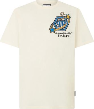 Philipp Plein Homme, Tops, Beige, Taille: 4XL T-Chemises