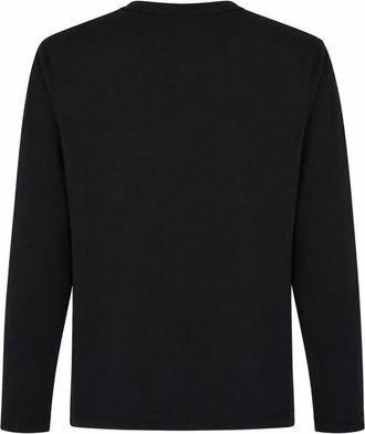 C.P. Company Logo-Lettering Cotton T-Shirt - Black