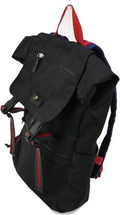 Gucci unisex, Pre-owned, Noir, Taille: ONE Size Sac &agrave; dos en toile Pre-owned