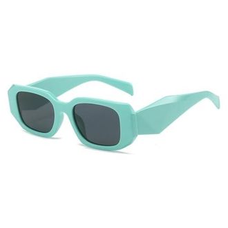 Generic Lunettes De Soleil Carr&eacute;es &Agrave; Petite Monture For Hommes Et Femmes, Id&eacute;ales For Les Activit&eacute;s Plein Air, Trajets Quotidiens Vacances(Green)