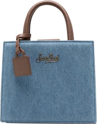MC2 Saint Barth Femme, Sacs, Bleu, Taille: ONE Size Shop Bag Mini Denim