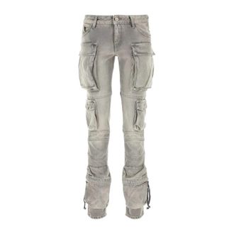 The Attico Graue Denim Jeans f&uuml;r einen stilvollen Look - - Jeans - Damen - Grau - W27