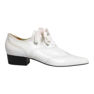 Dolce & Gabbana Femme, Chaussures, Blanc, Taille: 39 EU Brogue Oxford
