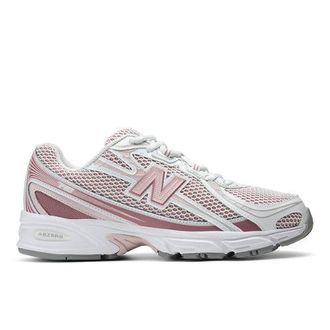New Balance Unisex 740 in Rosa/Wei&szlig;, Synthetik, Gr&ouml;&szlig;e 37.5