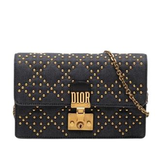 Dior Pre-owned Addict Wallet on Chain - - Pre-owned - Damen - Blau - ONE SIZE