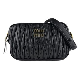 Miu Miu Sac &agrave; bandouli&egrave;re Pre-owned - Femme - Pre-owned - Noir - Taille: ONE Size