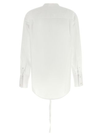 Maison Margiela Womens White Cotton Blouse